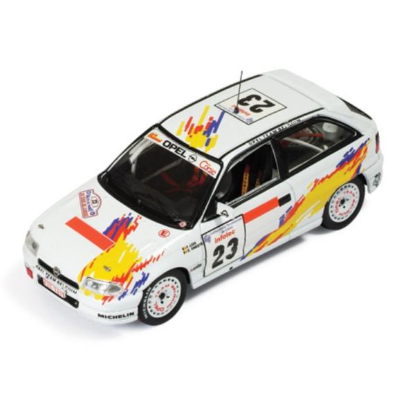 ■メーカー: イクソ■スケール: 1/43■商品名: OPEL ASTRA GSI 16V #23 TOUR DE CORSE 1995■ドライバー： F.Loix / S.Smeets■品番: RAC197■材質：ダイキャスト