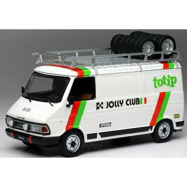 ■メーカー: イクソ■スケール: 1：43■商品名:FIAT 242 ASSISTANCE VAN TOTIP JOLLY CLUB 1985■品番: RAC279X■材質：ダイキャスト