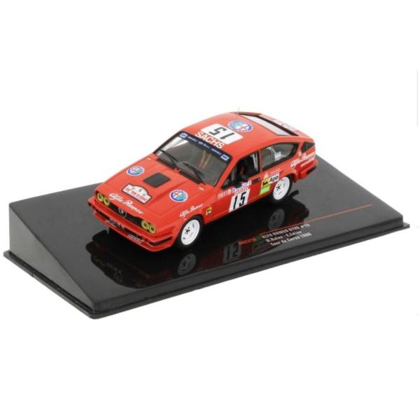 ■メーカー: ixo models■スケール: 1/43■商品名: Alfa romeo GTV6 #15 Tour de Corse 1986■ドライバー: B.Balas / E.Laine■商品番号：RAC319■材質：ダイキャスト*...