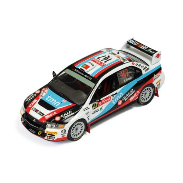 ■メーカー: ixo models■スケール: 1/43■商品名： Mitsubishi Lancer EVO IX #147 Rally Portugal 2009■ドライバー：A.Araujo / R.Miguel■品番：RAM361■...