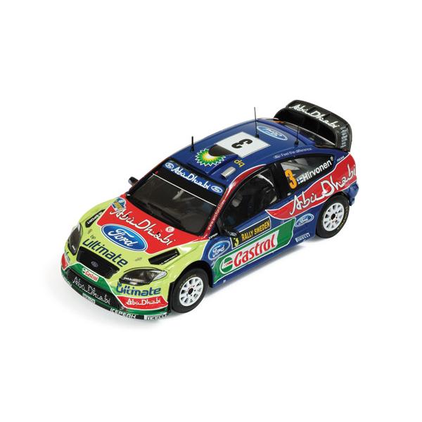 ■メーカー: ixo models■スケール: 1/43■商品名：Ford Focus RS WRC #3 Winner Rally Sweden 2010■品番：RAM407■ドライバー：M.Hirvonen / J.Lehtinen■材...