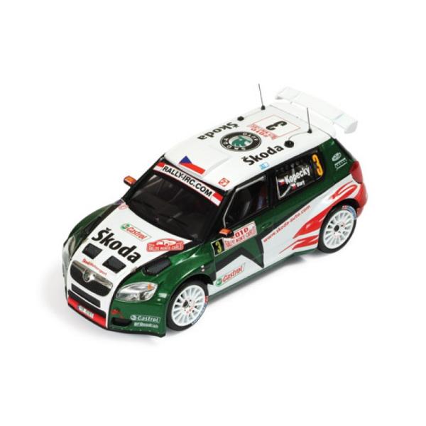 ■メーカー: イクソ■スケール: 1：43■商品名: SKODA FABIA S2000 #3 　　　　　5TH RALLY MONTE CARLO 2010 (WITH NIGHT LIGHTS)■ドライバー：J. KOPECKY / P...
