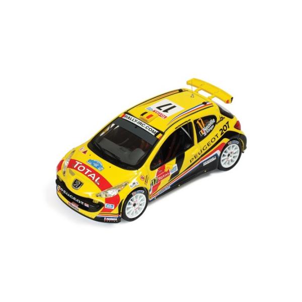 ■メーカー: ixo models■スケール: 1/43■品番：RAM437■商品名： Peugeot 207 S2000 #17 T. Neuville - K. Nicolas 3rd Ypres Rally 2010■材質：ダイキャス...