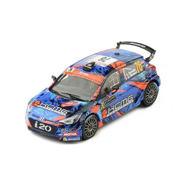 ■メーカー: イクソ■スケール: 1：43■商品名: Hyundai i20 R5 #76 Rallye Monte Carlo 2018　　　　　S. Sarrazin - JJ.Renucci■品番: RAM669■材質：ダイキャスト