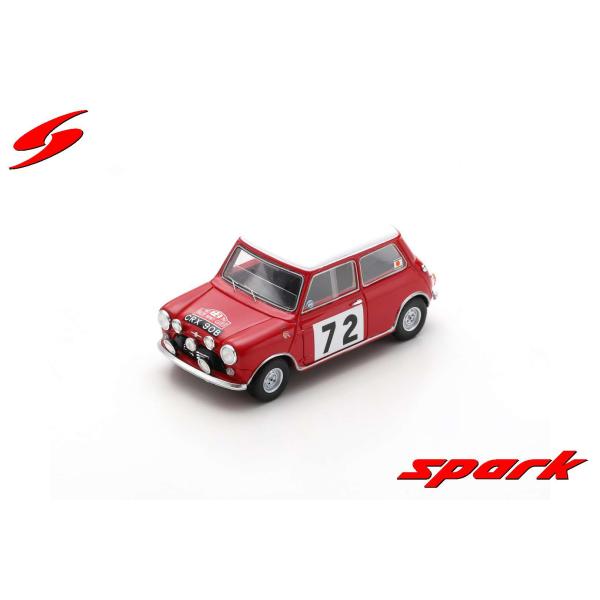 ■メーカー: Spark■スケール: 1：43■商品名: BMC Cooper S No.72 Rally Monte Carlo 1965■ドライバー: D. J. Morley / G. E. Morley■品番: S1194■材質: ...
