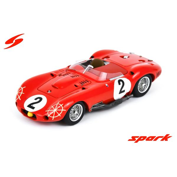 ■メーカー：Spark■スケール： 1:43■商品名：Maserati 450 S No.2 Le Mans 24H 1957■ドライバー：J. Behra / A. Simon■品番：S4546■材質：レジン*当店のSparkの製品は全て...