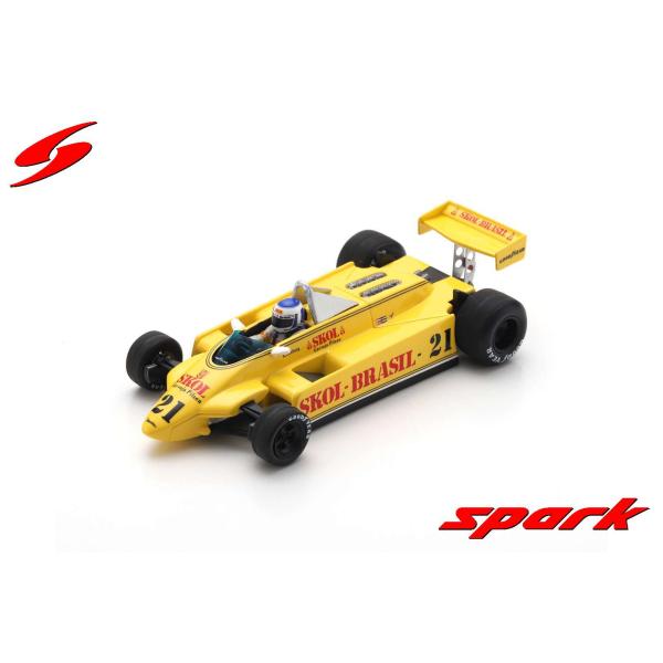 ■メーカー：Spark■スケール：1：43■商品名：Fittipaldi F8 No.21 5th Italian GP 1980■ドライバー：Keke Rosberg■品番：S4581■材質：レジン※当店のSparkの製品は、全てフィルム...