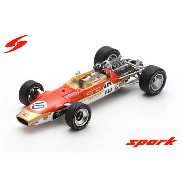 ■メーカー：Spark■スケール： 1:43■商品名：Lotus 49 No.10 Winner Spanish GP 1968 ■ドライバー：Graham Hill■品番：S4829■材質：レジン※当店のSparkの製品は、全てフィルム付...