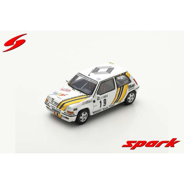 ■メーカー：Spark■スケール：1：43■商品名：Renault 5 GT Turbo No.19 Monte Carlo Rally 1989■ドライバー：Alain Oreille / Gilles Thimonier■品番：S556...