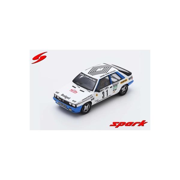 ■メーカー：Spark■スケール：1：43■商品名：Renault 11 Turbo No.31 Rally Monte Carlo 1985■ドライバー：A. Oreille - S. Oreille■品番：S5566■材質：レジン※当店...