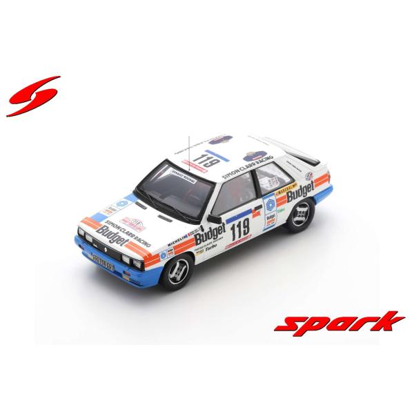 ■メーカー：Spark■スケール：1：43■商品名：Renault 11 Turbo No.119 Tour de Corse Rally de France 1984■ドライバー：Alain Oreille / Sylvie Oreill...