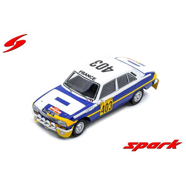 ■メーカー：Spark■スケール： 1:43■商品名：Peugeot 504 No.403 Winner Codasur Rallye 1979■ドライバー：J. Guichet / J. Todt■品番：S5632■材質：レジン※当店のS...