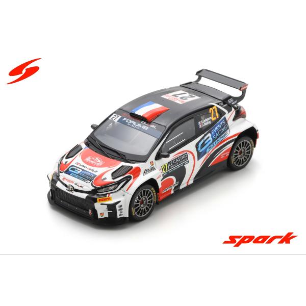 ■メーカー：Spark■スケール： 1:43■商品名：TOYOTA GR Yaris Rally 2 No.27 Burton Racing 6th RC2 Rally Monte Carlo 2024■ドライバー：S. Lefebvre ...