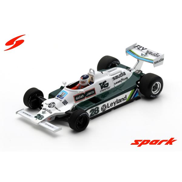 ■メーカー：Spark■スケール： 1:43■商品名：Williams FW07B No.28 Winner Monaco GP 1980 ■ドライバー：Carlos Reutemann■品番：S6993■材質：レジン※当店のSparkの製...