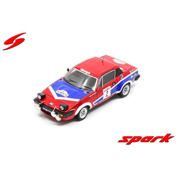 ■メーカー: スパーク■スケール: 1：43■商品名: Triumph TR7 No.2 Winner Ypres Rally 1978■ドライバー: T. Pond / F. Gallagher■品番: S7056■材質: レジン※当店の...