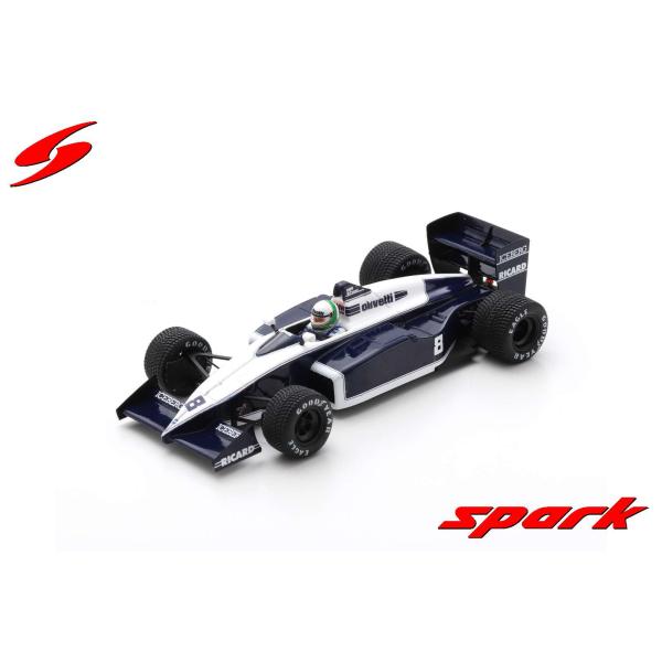 ■メーカー：Spark■スケール：1：43■商品名：Brabham BT56 No.8 3rd Belgian GP 1987■ドライバー：Andrea de Cesaris■品番：S7107■材質：レジン※当店のSparkの製品は、全てフ...