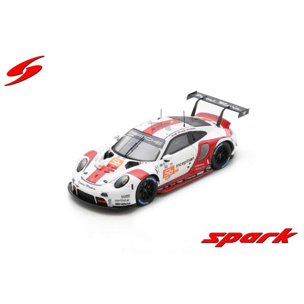 ■メーカー：Spark■スケール：1：43■商品名：Porsche 911 RSR-19 No.56 Team Project 1  24H Le Mans 2022■ドライバー：B. Iribe / O. Millroy / B. Bar...