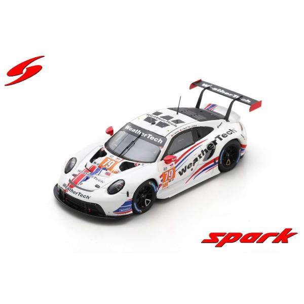 ■メーカー：Spark■スケール：1：43■商品名：Porsche 911 RSR-19 No.79 WeatherTech Racing 2nd LMGTE Am 24H Le Mans 2022■ドライバー：C. MacNeil / J...