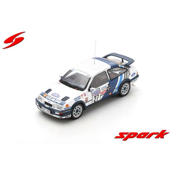 ■メーカー: Spark■スケール: 1：43■商品名: Ford Sierra RS Cosworth No.27 Lombard RAC Rally 1989■ドライバー: C. McRae / D. Ringer■品番: S8708■...