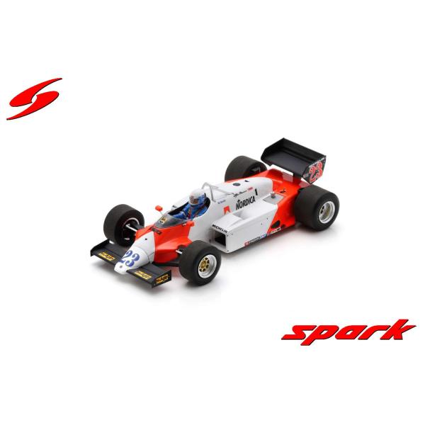 ■メーカー：Spark■スケール： 1:43■商品名：Alfa Romeo 183T No.23 6th Monaco GP 1983■ドライバー：Mauro Baldi■品番：S8803■材質：レジン※当店のSparkの製品は、全てフィル...