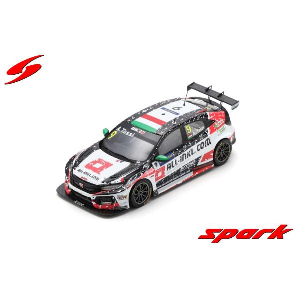 ■メーカー：Spark■スケール： 1:43■商品名：Honda Civic Type R TCR No.9 ALL-INKL.DE Munnich Motorsport3rd Race 2 WTCR 2020 Nurburgring■ドラ...