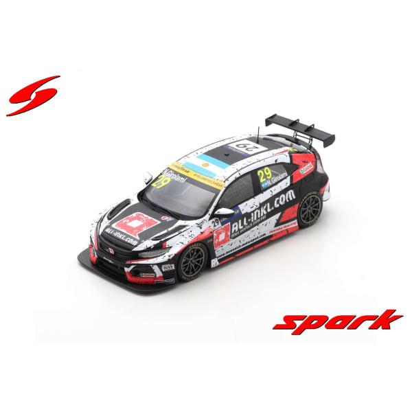 ■メーカー: スパーク■スケール: 1：43■商品名: Honda Civic Type R TCR No.29 ALL-INKL.DE Munnich Motorsport Winner Race 1 WTCR Zolder 2020■ド...