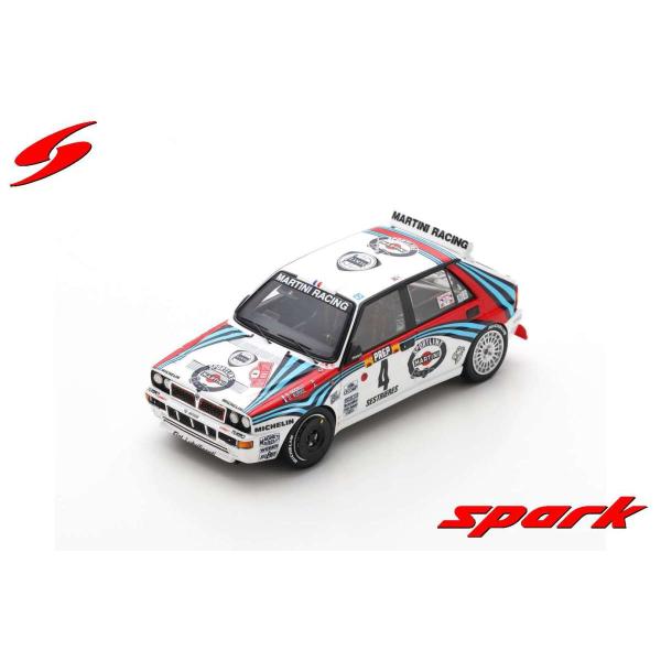 ■メーカー: Spark■スケール: 1：43■商品名: Lancia Delta HF Integrale No.4 Winner Monte Carlo Rally 1992■ドライバー：Didier Auriol - Bernard ...