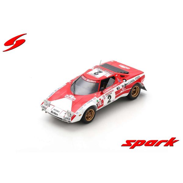 ■メーカー: Spark■スケール: 1：43■商品名: Lancia Stratos HF No.2 Winner Tour de Corse Rallye de France 1974■ドライバー: J-C. Andruet / "Bi...