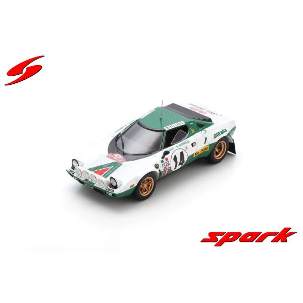■メーカー: Spark■スケール: 1：43■商品名: Lancia Stratos HF No.14 Winner Rally Monte Carlo 1975■ドライバー: S. Munari / M. Mannucci■品番: S9...
