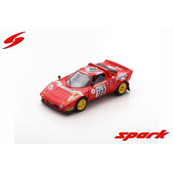 ■メーカー：Spark■スケール：1：43■商品名：Lancia Stratos No.180 Winner Tour de France 1975■ドライバー：B. Darniche - A. Mahe■品番：S9081■材質：レジン※当...