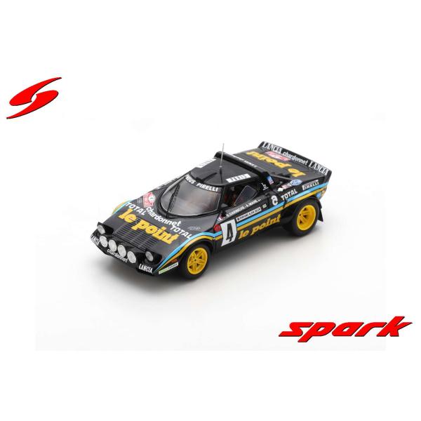 ■メーカー：Spark■スケール：1：43■商品名：Lancia Stratos No.4 6th Rally Monte Carlo 1981■ドライバー：Bernard Darniche / Alain Mahe■品番：S9098■材質...