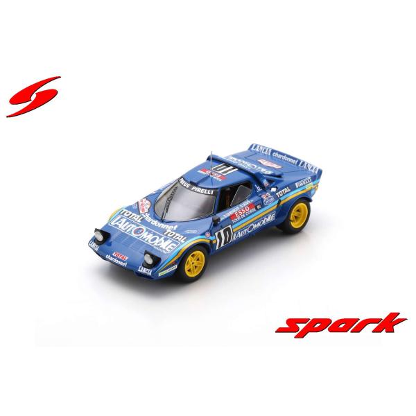 ■メーカー：Spark■スケール：1：43■商品名：Lancia Stratos HF No.10 Winner Tour de Corse Rallye de France 1981■ドライバー：B. Darniche / A. Mahe...