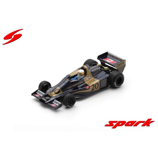 ■メーカー：Spark■スケール：1：43■商品名：Wolf WR1 No.20 Winner Monaco GP 1977■ドライバー：Jody Scheckter■品番：S9996■材質：レジン※当店のSparkの製品は、全てフィルム付...