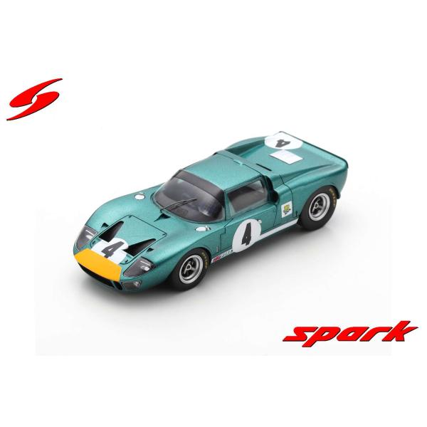 ■メーカー：Spark■スケール：1：43■商品名：Ford GT40 No.4 6th Spa 1000km 1967■ドライバー：Peter Sutcliffe / Brian Redman■品番：SB184■材質：レジン※当店のSpa...