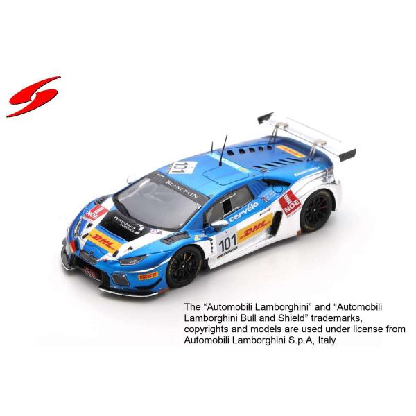 ■メーカー：Spark■スケール：1/43■商品名：Lamborghini Huracan GT3 #101               24h Spa 2016 Attempto Racing■ドライバー：F. BABINI /  P. ...