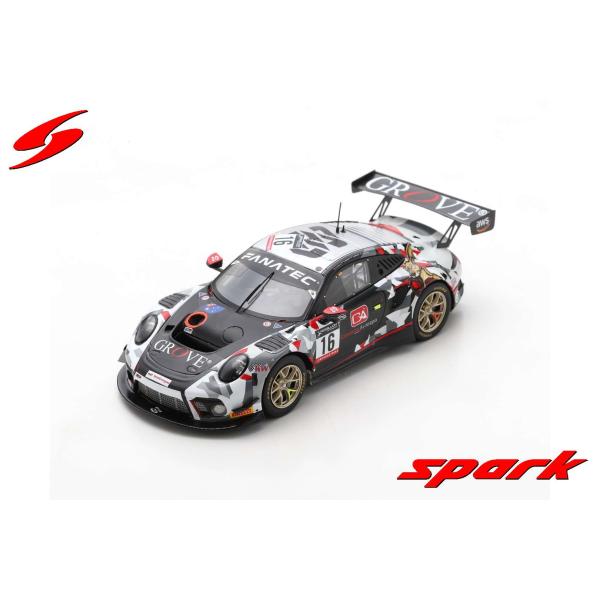 ■メーカー: スパーク■スケール: 1：43■商品名: Porsche 911 GT3 R No.16 Earl Bamber Motorsport 24H Spa 2022■ドライバー: A. D’Silva / S. Grove / B...