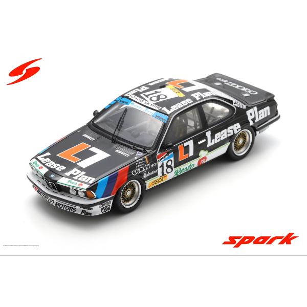 ■メーカー：Spark■スケール： 1:43■商品名：BMW 635 Csi No.18 Waterloo Motor Lease Plan 24H Spa 1987■ドライバー：M. Duez / Ph. Verellen / P. Wi...