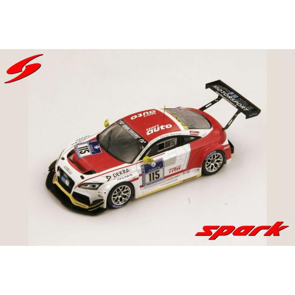 ■メーカー：Spark■スケール：1：43■商品名：Audi TT-RS No.115 24 Hours of Nurburgring 2012■品番：SG074■材質：レジン※当店のSparkの製品は、全てフィルム付きです。　フィルムが柔...