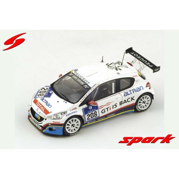 ■メーカー: スパーク■スケール: 1：43■商品名: Peugeot 208 GTi #208 2nd Class SP2T 24H Nurburgring 2013■ドライバー: M. Bohrer / S. Caillet / J. ...