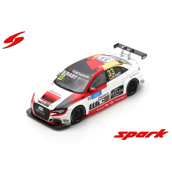 ■メーカー: スパーク■スケール: 1：43■商品名: Audi RS 3 LMS No.33 WTCR Nurburgring 2018■ドライバー: Rene Rast■品番: SG572■材質: レジン※当店のSparkの製品は全てフ...