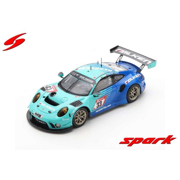 ■メーカー：Spark■スケール：1/43■商品名：Porsche 911 GT3R #33                Falken Motorsports 24h Nurburgring 2020■ドライバー：K. BACHLER /...