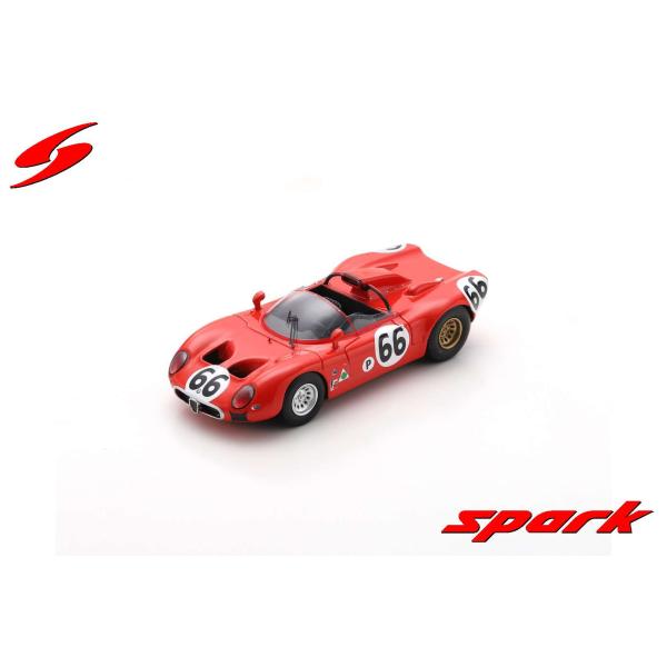 ■メーカー：Spark■スケール： 1:43■商品名：Alfa Romeo 33 No.66 12H Sebring 1967■ドライバー：R. Bussinello / N. Galli■品番：US315■材質：レジン※当店のSparkの...