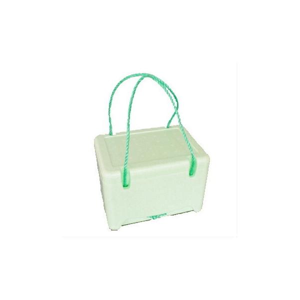 バーベキューやレジャーシーンなどに活躍する発砲スチロールＢＯＸ発泡スチロールでできた持ち手のあるタイプのボックスです。優れた断熱性、保温・保冷を効果的に生かし鮮度を保持します。軽量の手提げタイプなので携帯に便利です。海産物や野菜の輸送などい...