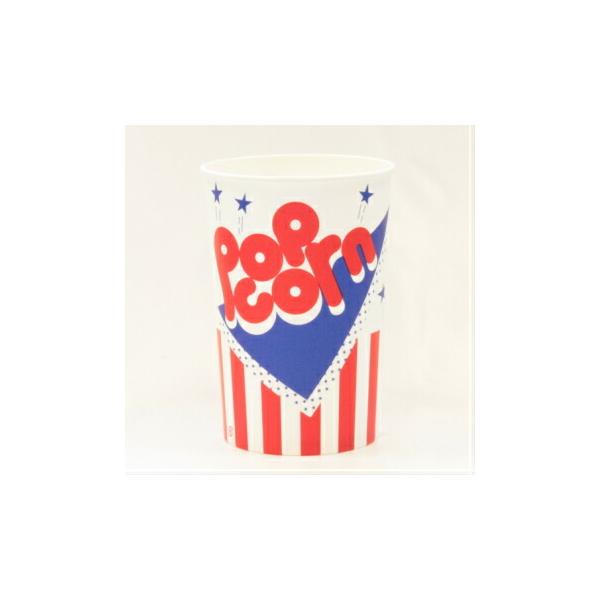ポップコーンカップ 紙コップ1Ｌ 業務用お祭りやイベントに欠かせないポップコーンのカップですサイズ 口径Φ108.8mm×高さ155.2mm×底径Φ88.8mm入数 １袋25個入色 赤・青・白容量 約1L/個原材料 紙メーカー 東罐興業原産...