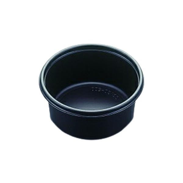 お惣菜などを入れるのに最適な容器　透明蓋付　50枚入です。麺類・和菓子・杏仁豆腐・総菜・いくらなどを入れるのにもお使いいただけます。内外サイズは外寸134φ×59ｍｍです。容量は約520ｃｃ。本体は電子レンジ対応です。サイズ：外寸134φ×...