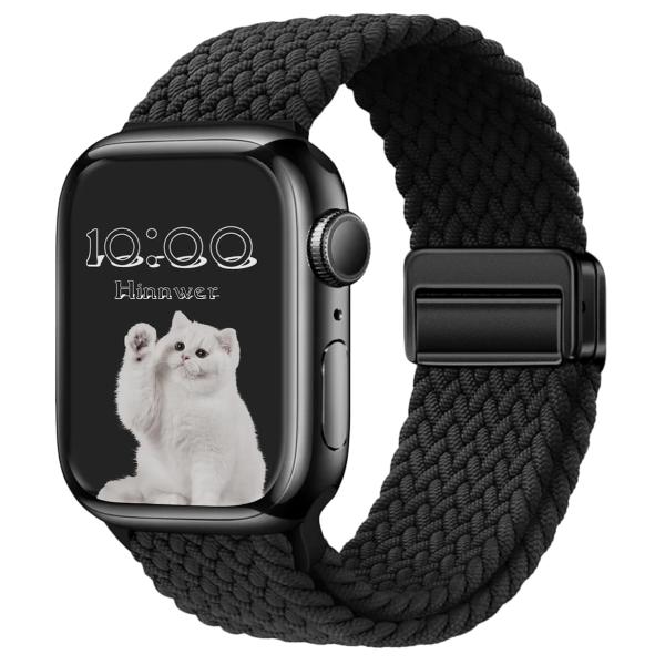 本商品はApple純正品ではなく、互換品です。 対応機種：伸縮性のある磁気織りループバンドは、Apple Watch Ultra 3 / Ultra 2 / Ultra 49mm、Apple Watch Series 11 / Series...