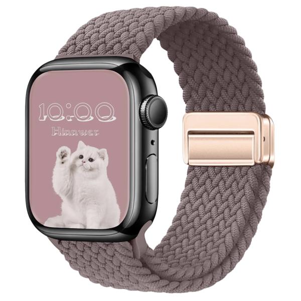 本商品はApple純正品ではなく、互換品です。 対応機種：伸縮性のある磁気織りループバンドは、Apple Watch Ultra 3 / Ultra 2 / Ultra 49mm、Apple Watch Series 11 / Series...