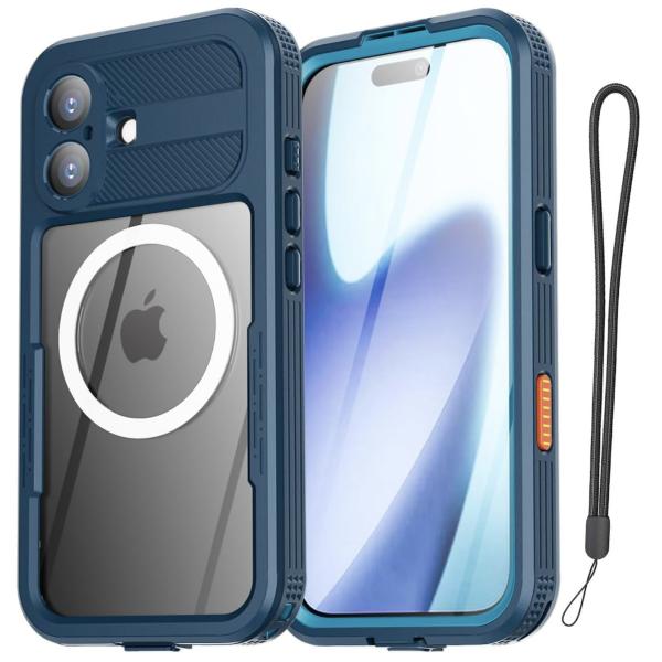 本商品はApple純正品ではなく、互換品です。MagSafe充電器対応iPhone 17 (2025)専用に設計されたAICase防水シリーズケース。MagSafe充電器やアクセサリーに対応しています。さらに、このケースはモバイルバッテリー...