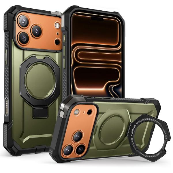 本商品はApple純正品ではなく、互換品です。対応機種：iPhone 17 Pro Max 専用MagSafe対応：強力なN52マグネットを搭載し、最大1800gの磁力を発揮し、MagSafeアクセサリー（マグネット車載ホルダー、MagSa...