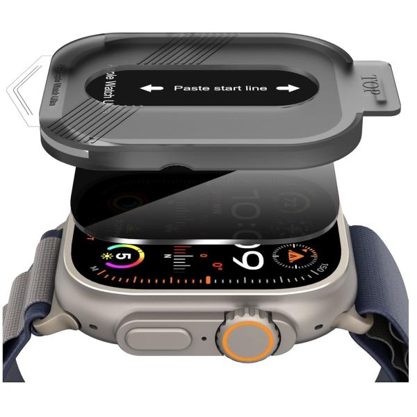 本商品はApple純正品ではなく、互換品です。 対応機種：この保護フィルムはfor Apple Watch Ultra/Ultra 2/Ultra 3用49mm仕様です。購入前に型番を確認してくださいインストールは簡単です:For iWat...